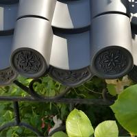 China Polymer Integrated Antique Chinese Style Roof Tiles All-in-One Antique Eaves & Ridge Tiles PP Material Lightweight Roof Panels for sale
