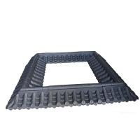 China Lightweight PP Synthetic Asian Ridge Cap Strips Weatherproof Yellow & Red & Black Roof Coping for Pavilion & Garden Walls for sale