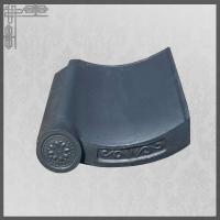 China Japanese Interlocking Wave Eaves J-Tile Smoke Gray Ceramic Roof Tile for Asian Style Roofs Japan Tea House for sale