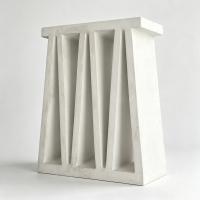 China Cement Geometric Breeze Blocks White Hollow Concrete Screen Bricks for Architectural Facades & Interior Partitions for sale