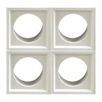 China Circular Concrete Breeze Blocks Hollow Cement Masonry Units for Garden Boundary Walls & Pool Fencing for sale