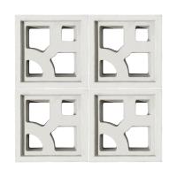 China Concrete Latticework Breeze Tiles Precast Cement Hollow Bricks for Breathable Outdoor Courtyard Walls & Sunscreens for sale