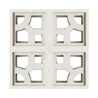 China Concrete Latticework Breeze Tiles Precast Cement Hollow Bricks for Breathable Outdoor Courtyard Walls & Sunscreens for sale
