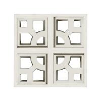 China Concrete Latticework Breeze Tiles Precast Cement Hollow Bricks for Breathable Outdoor Courtyard Walls & Sunscreens for sale