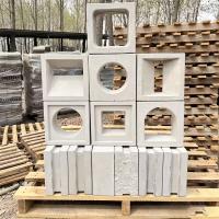 China Geometric Cement Screen Tile Modular Concrete Breeze Block for Modern Courtyard & Garden Privacy Walls for sale