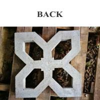 China White Cast Cement Ventilation Screen Bricks Architectural Concrete Masonry Screen Walls Block for Airflow Facades for sale