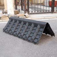 China Synthetic Plastic Japanese Roof Tile Sheets Lightweight PP Plastic Roofing Panels for Gazebos & Garden Walls for sale