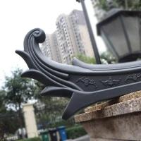 China Chinese Pavilion Synthetic Resin Roof Tiles Lightweight Antique Plastic Roofing Sheets for Tea House Gazebos for sale