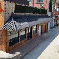 China Roofing Decoration Plastic Korean Hanok Roof Sheet Bar Restaurant Front Tiles Easy Install for sale