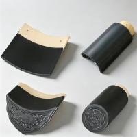China Traditional Black Glazed Roof Tiles Factory Supply Chinese Roofing System Roofing for Temple Pavilion and Heritage Projects for sale
