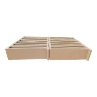 China Vertical Slotted M Pattern Terracotta Breeze Blocks Architectural Linear Clay Louver Screen Bricks for Sunscreen Facades for sale