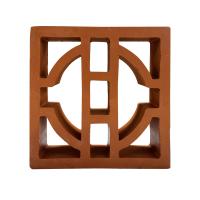 China 3D Art Terracotta Firebricks Ventilation Wall Breeze Blocks for Fence Screen Wall and Ceiling Customizable for sale