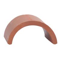 China Curved Terracotta Clay Tiles for Roof & Wall Screen Architectural Fish Scale Lattice Blocks for Exterior Decorative Facades for sale