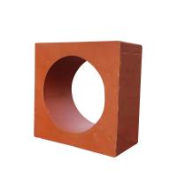 China Geometric Round Aperture Terracotta Screen Bricks Architectural Ventilation Breeze Block for Decorative Light-Shadow Walls for sale