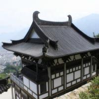 China Japanese Flat Asian Style Roof Tiles House Handmade 220mm 200mm for sale