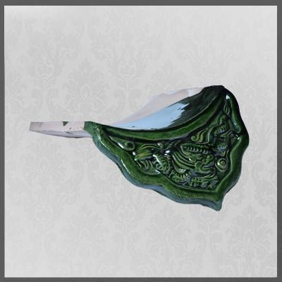 China Decorative roofing material green glazed Chinese roof tiles dragon for sale