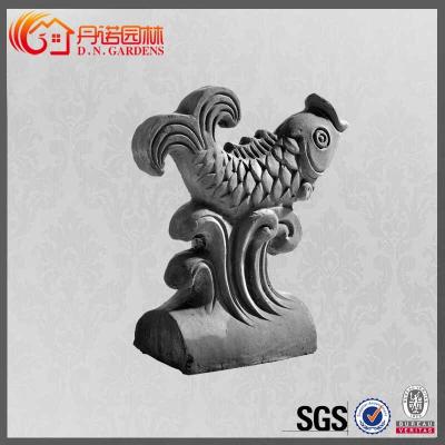China Gateway Chinese Roof Decoration Mosque Gazebo Unglazed Dragon Roof Finial for sale
