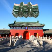 China Antique Temple Chinese Glazed Roof Tiles for sale