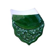 China Tea House Green Glazed Roof Tiles for sale