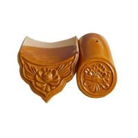China Asian garden kiosk glazed roof tiles for sale