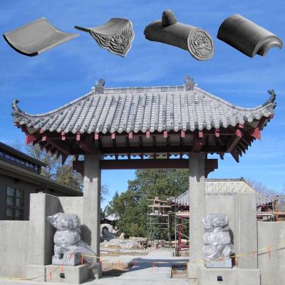 China Antique Japanese Clay Roof Tiles for sale