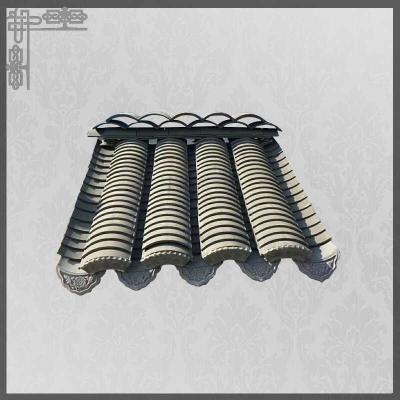 China Garden Pavilion Chinese Clay Roof Tiles Traditional Buddhist Temple Handmade for sale