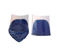 China Asian style blue glazed Chinese entrance tiles for archway roof for sale