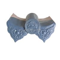 China Chinese traditional style grey glazed roofing tiles for sale