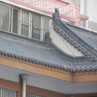 China Clay roof tiles glazed grey roof style building for sale