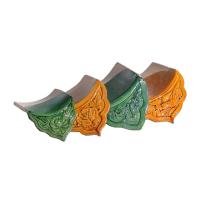 China Glossy Chinese Glazed Roof Tiles Gazebo Pagoda Wooden Garden Pavilion for sale