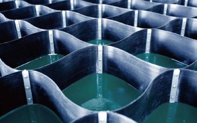 China PP High Strength Riveted Geocell For Road Construction Cellweb System for sale