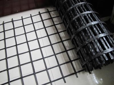 China Steel Plastic Composite Soil Reinforcement Geogrid 200 for sale
