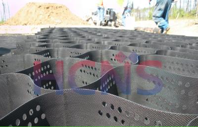 China 3D HDPE Geoweb Geocell For Road Construction Subgrade Stabilization for sale