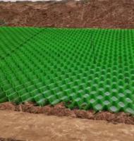 China Polyethylene Honeycomb Geocellular Confinement Systems HDPE Geocell Products Ground Grid for sale