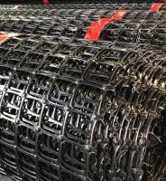 China 30KN 40KN Biaxial Tensile Geo Grid Ground Grid Fabric For Retaining Walls for sale