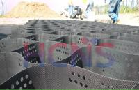 China Plastic HDPE Honeycomb Geogrid Driveway Gravel Slope Reinforcement For Road for sale