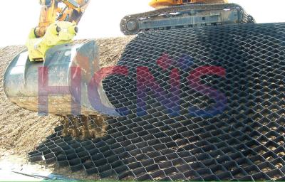 China Retaining Wall Plastic Textured HDPE Geocell Lightweight Flexible Three Dimensitional for sale