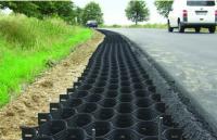 China Smooth HDPE Geocell Carbon Black Content ≥1.5 Plastic Retaining Wall Strengthening for sale