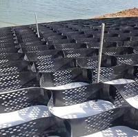 China 1.5mm HDPE Geocell Seam Peel Strength ≥14.2  Plastic Wall Strengthening for sale
