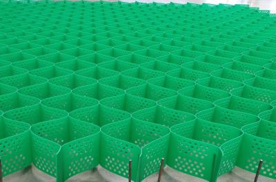 China Plastic Stabilized Gravel Paving Gridding HDPE Geocell For Driveway for sale