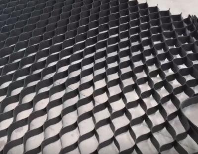 China Perforated Plastic HDPE Geocell Gravel Grid 1.5mm Thickness for sale
