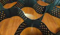 China Perforated Grass Pave HDPE Geocell Retaining Walls Geocell for sale