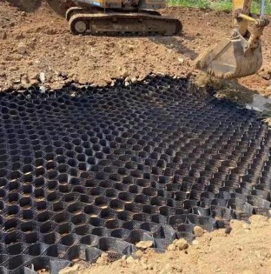 China 1.5mm HDPE Geocell Gravel Grid Driveway For Road Envirogrid for sale