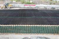 China HDPE Geocell Driveway Gravel Grid Geocell For Soil Stabilization Retaining Walls for sale