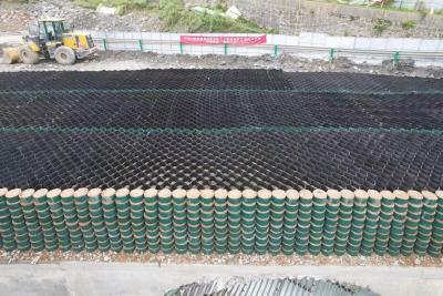 China HDPE Geocell Driveway Gravel Grid Geocell For Soil Stabilization Retaining Walls for sale
