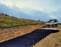 China Ultrasonic Welding Geocell Gravel Ground Grid Slop And Road Construction Hdpe Geocell for sale