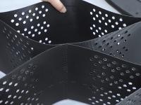China Black Geocell Reinforced Road System with High Carbon Black content≥1.5% for sale