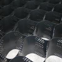 China High Strength HDPE Geocell Grass Planting Slope Protection Honeycomb 330mm for sale