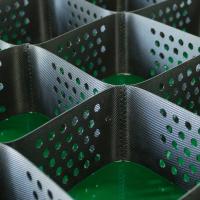 China 356MM Plastic Driveway Hdpe Gravel Grid Geocells For Road Soil Stabilization Geocell slop protection for sale