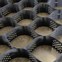 China Perforated Surface Hdpe Geocell Reinforcement 100mm150mm for sale